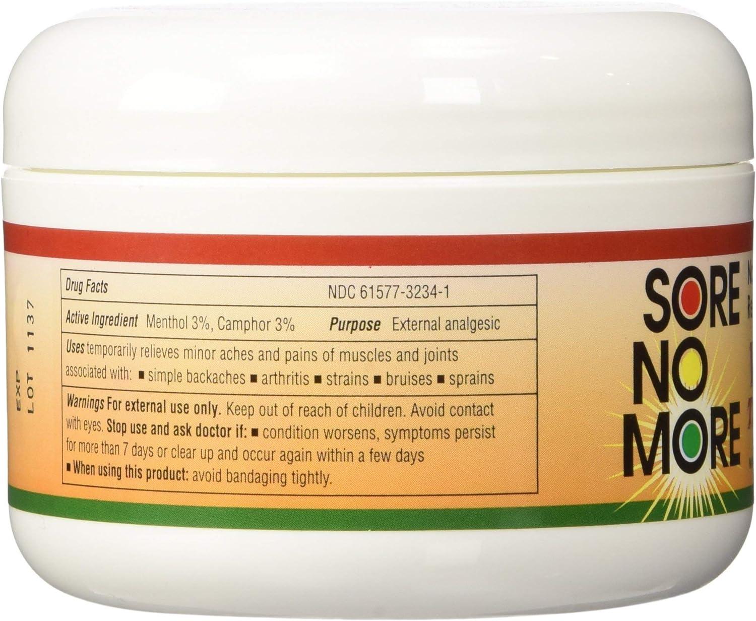 Sore No More Warm 8 oz Jar