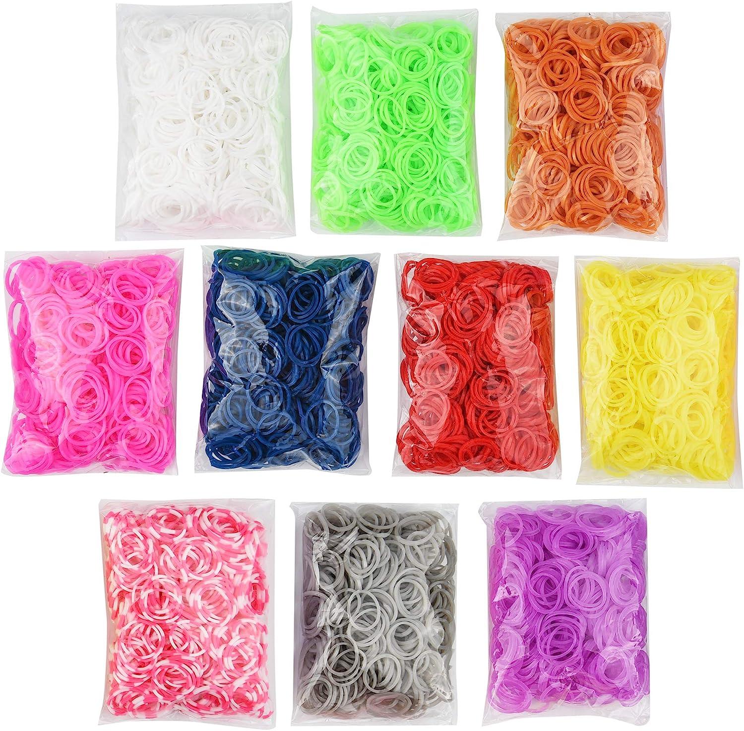 MUDO NEST 20000+ Loom Bands Kit | DIY Rubber Bands Kit with 38 Colors ...