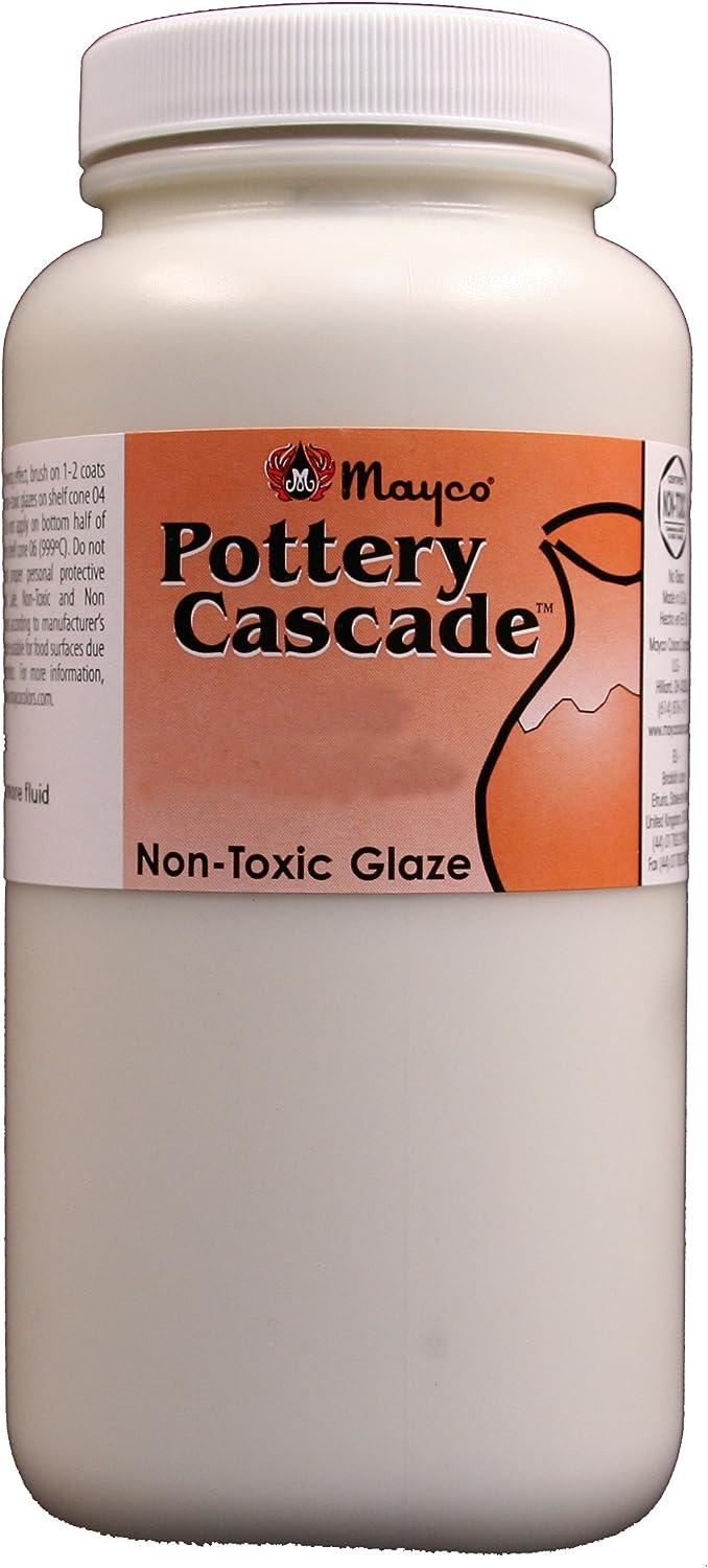 Mayco Pottery Cascade Glaze PC602 White Cascade Pint - Shop Now | Buy ...