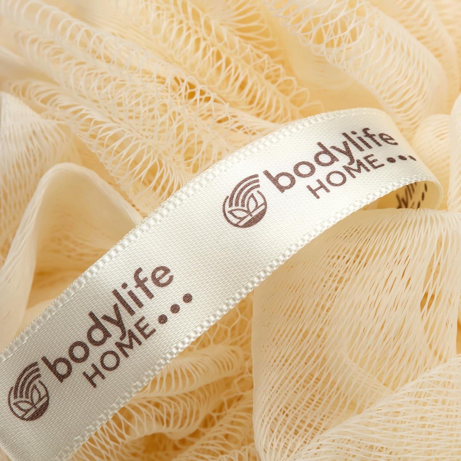 Bodylife Home Body Buffer Puff Exfoliating Bath & Shower Body Pouf ...