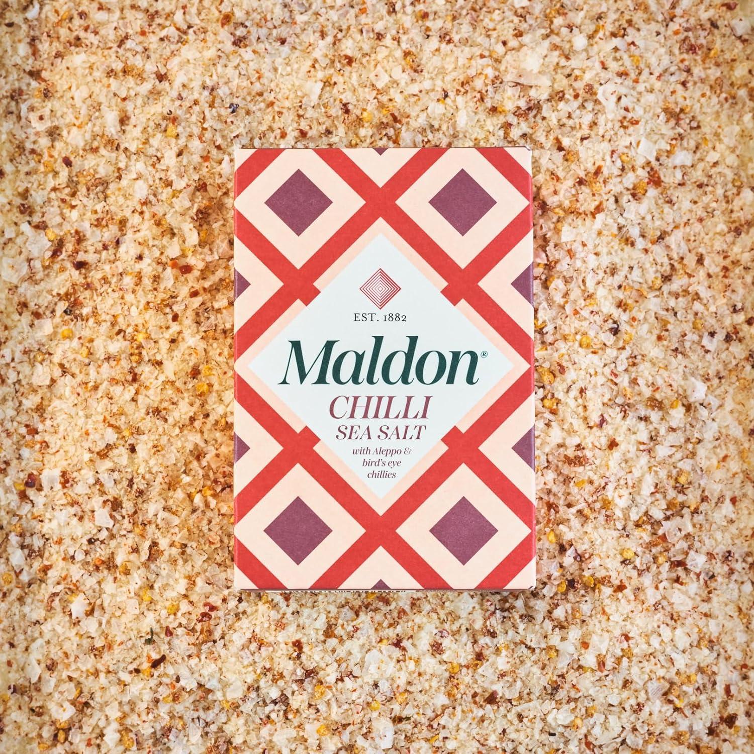 Maldon Chilli Sea Salt Flakes with Aleppo & Bird's Eye Chillies ...