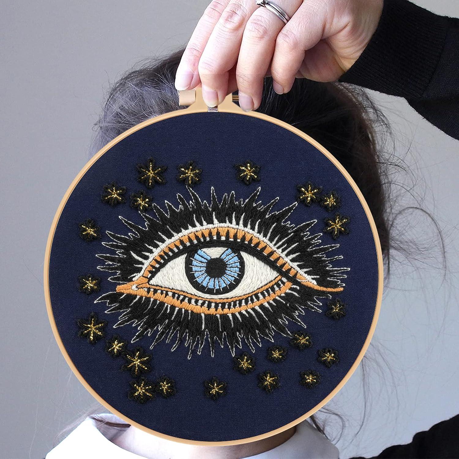 evil eye embroidery pattern
