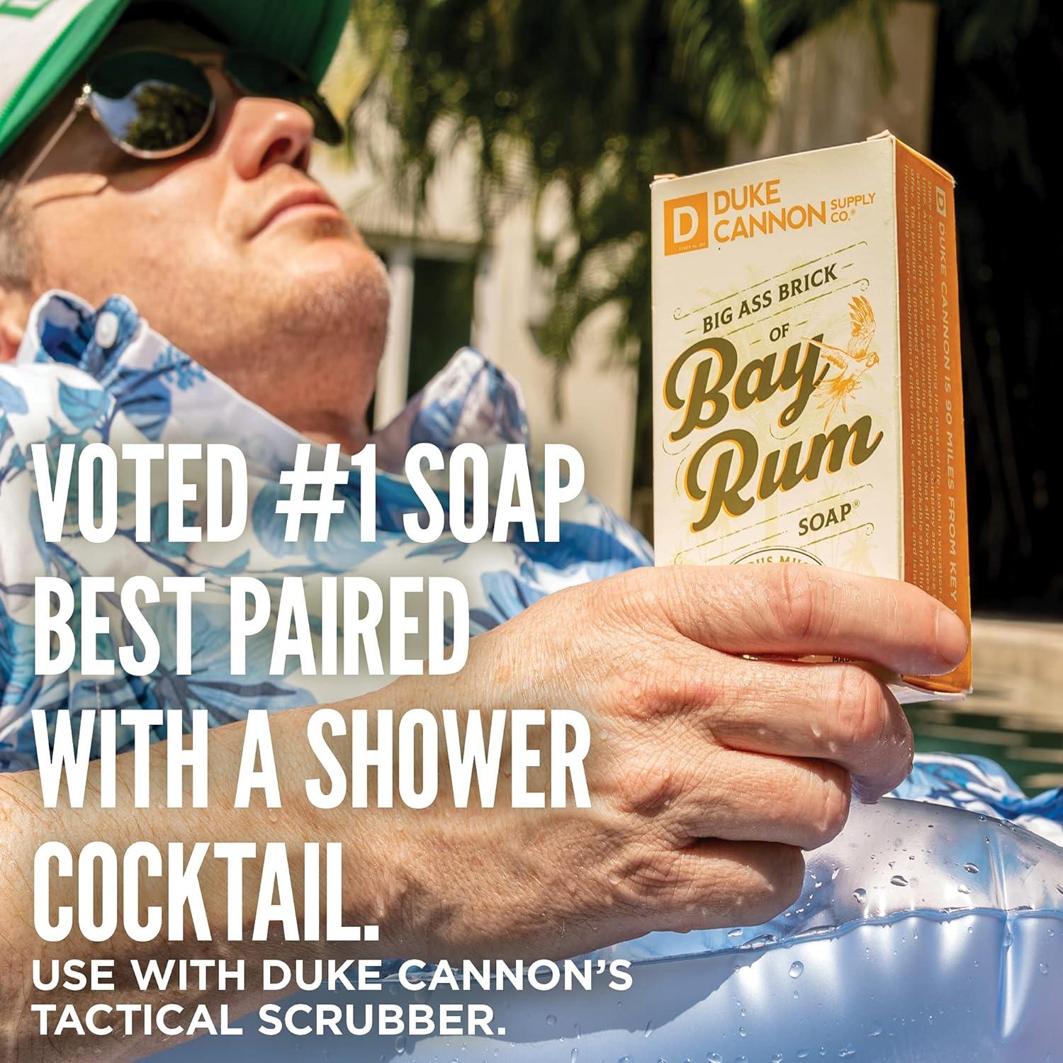 Duke Cannon Bar Soap for Men Variety Pack - 6 Big American Bourbon, Bay ...