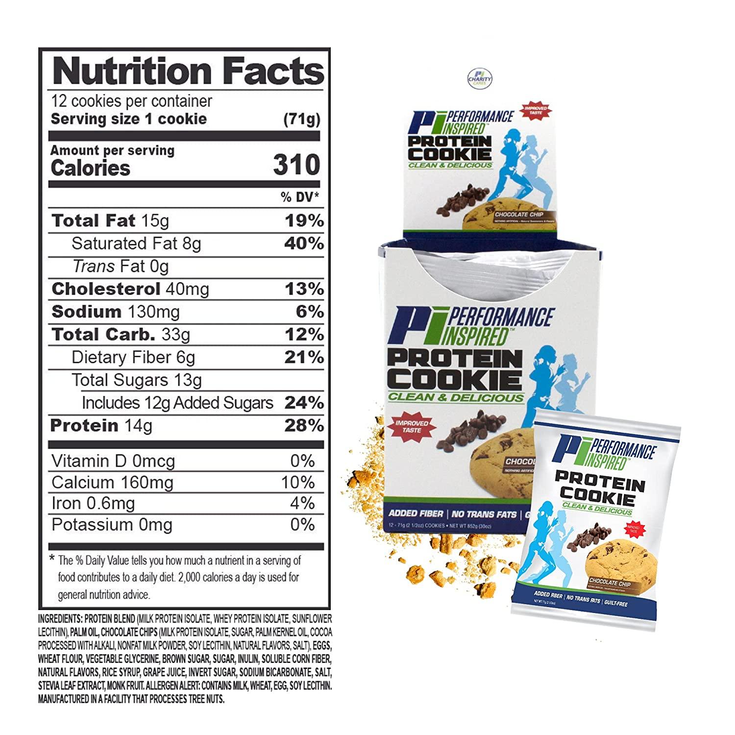 Performance Inspired Nutrition Protein Cookie - 14g Isolate Proteins ...