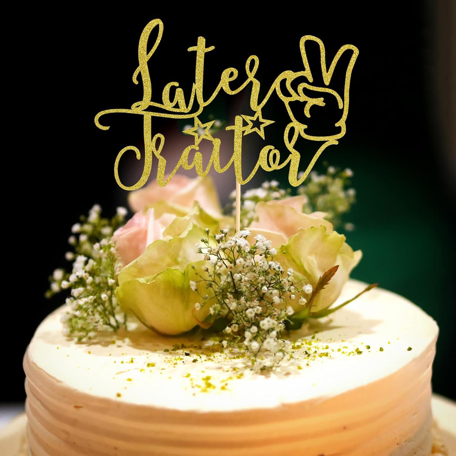 Arthsdite Later Traitor Cake Topper Relocating/Going Away/Job Change ...