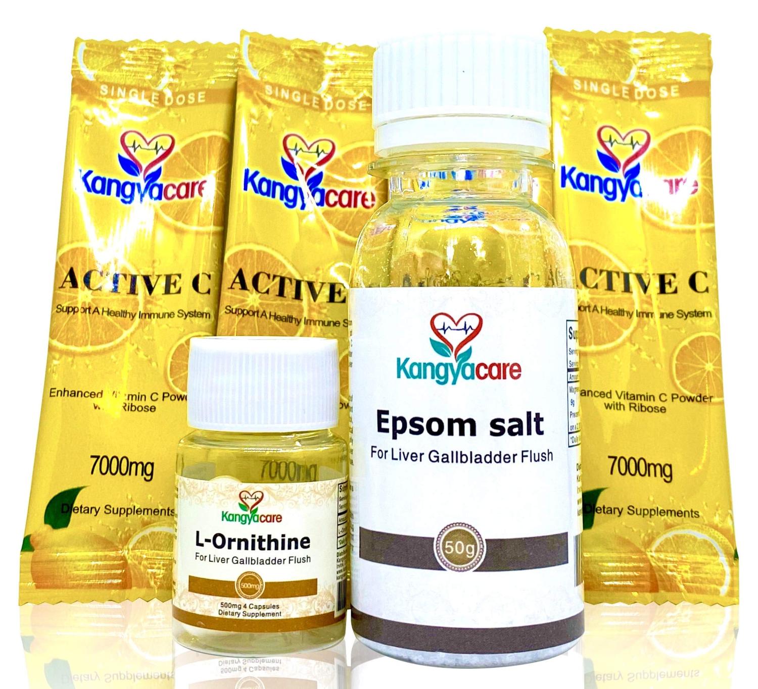 Kangyacare Liver Gallbladder Flush - 1-Night Cleanse Detox Protocol - 7 ...