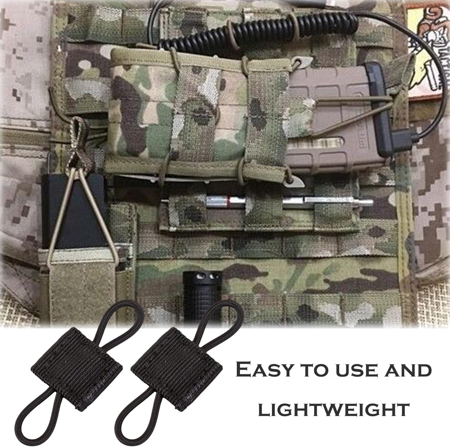 12-Piece Molle Pocket Buckle Set | Tactical Vest Belt Accessories ...