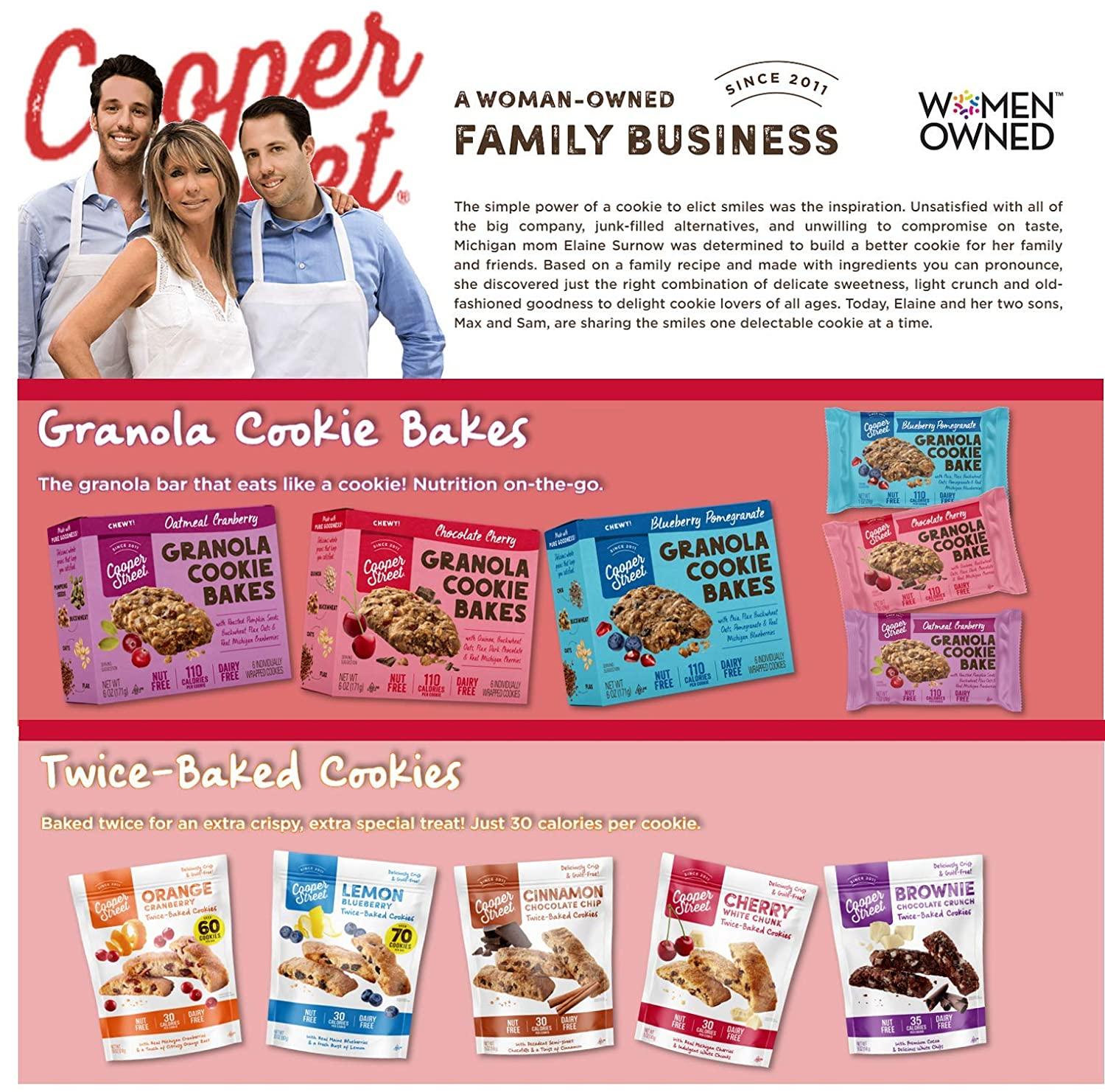 Cooper Street Cookies Chewy Granola Bakes Chocolate Cherry 48 Count ...