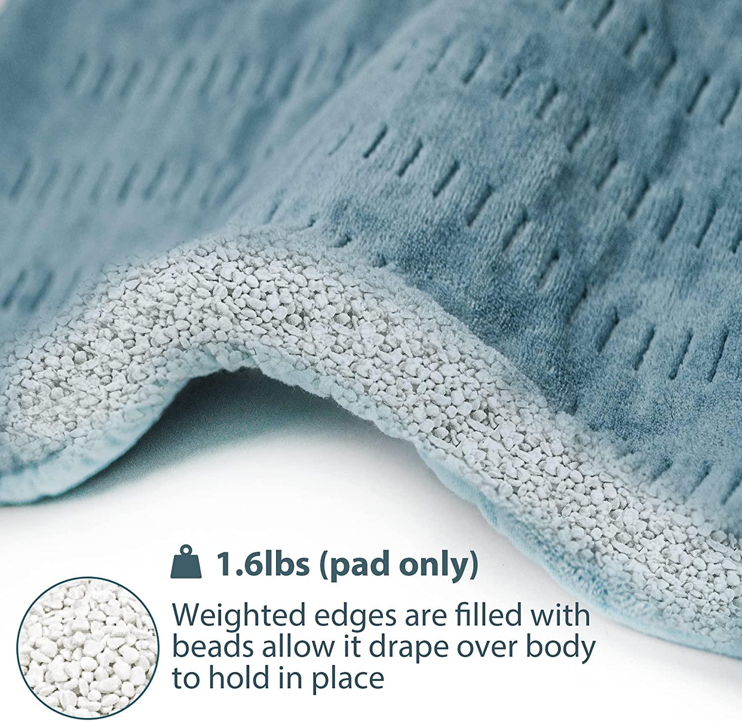 GOQOTOMO Weighted Heating Pad - Fast Heated Technology for Pain Relief ...