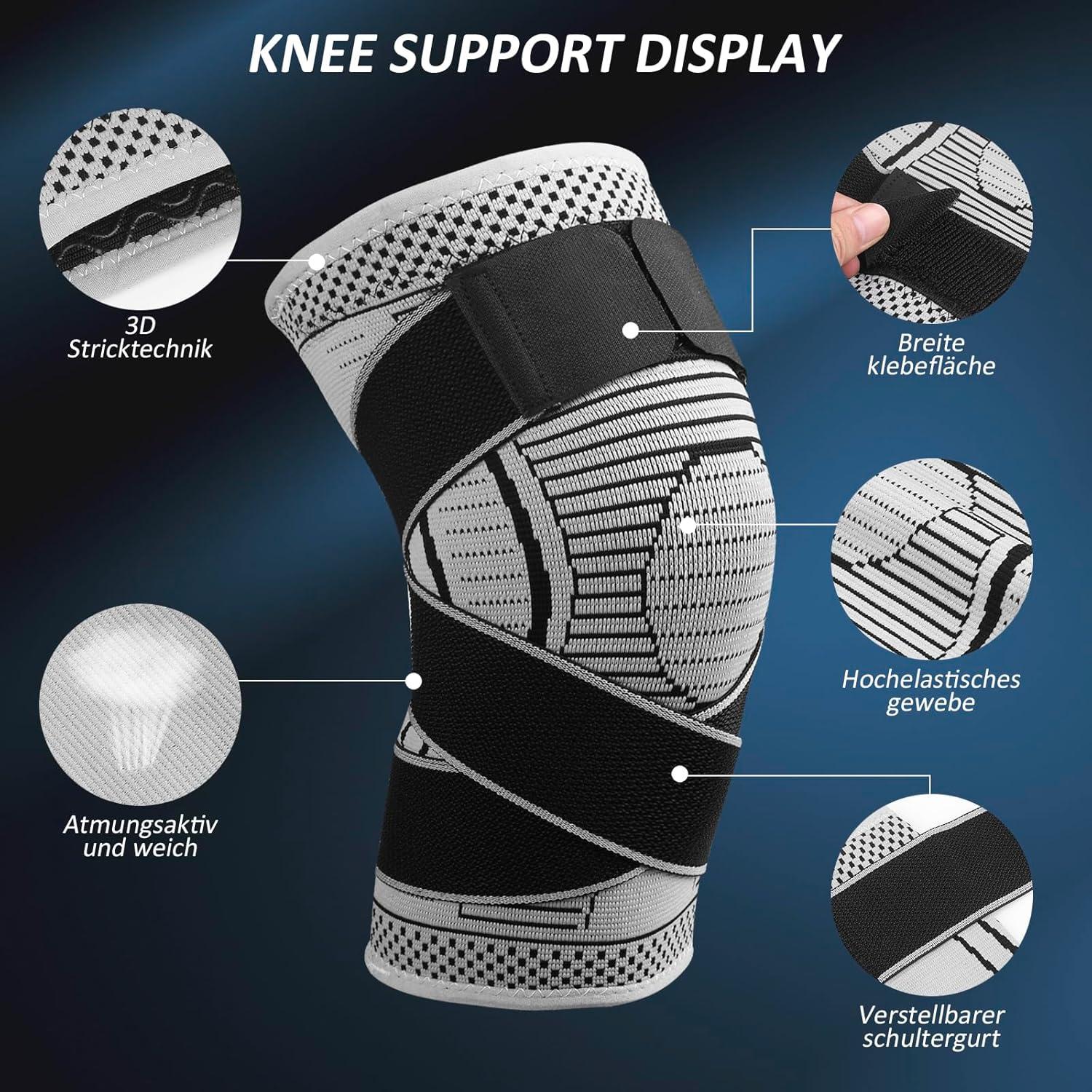 Ruilala Sport Knee Support - Compression Band for Men & Women | Ideal ...