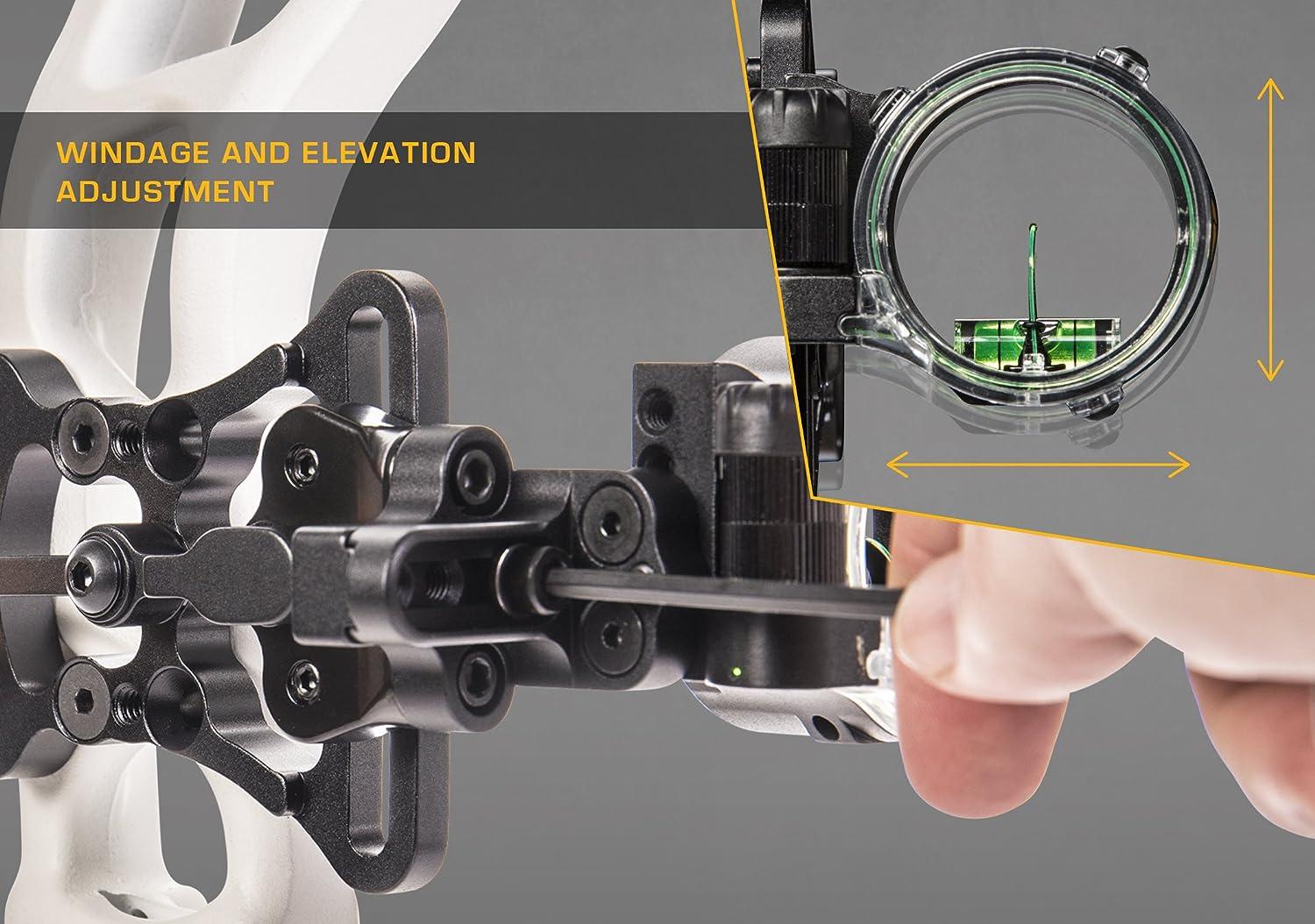 Trophy Ridge Pursuit Vertical Pin Bow Sight Black RH .019 | Buy Now ...