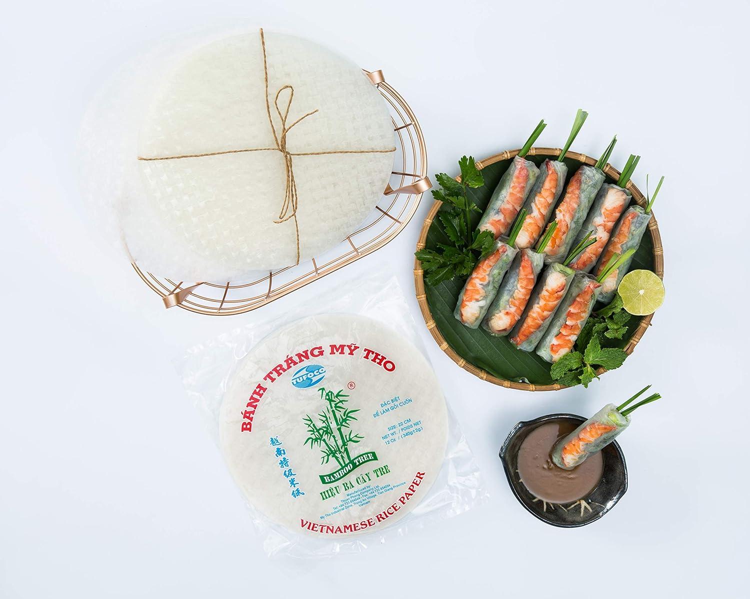 Bamboo Tree Rice Paper 31 cm - 340 g (Spring Roll Wrappers) | Buy Now ...