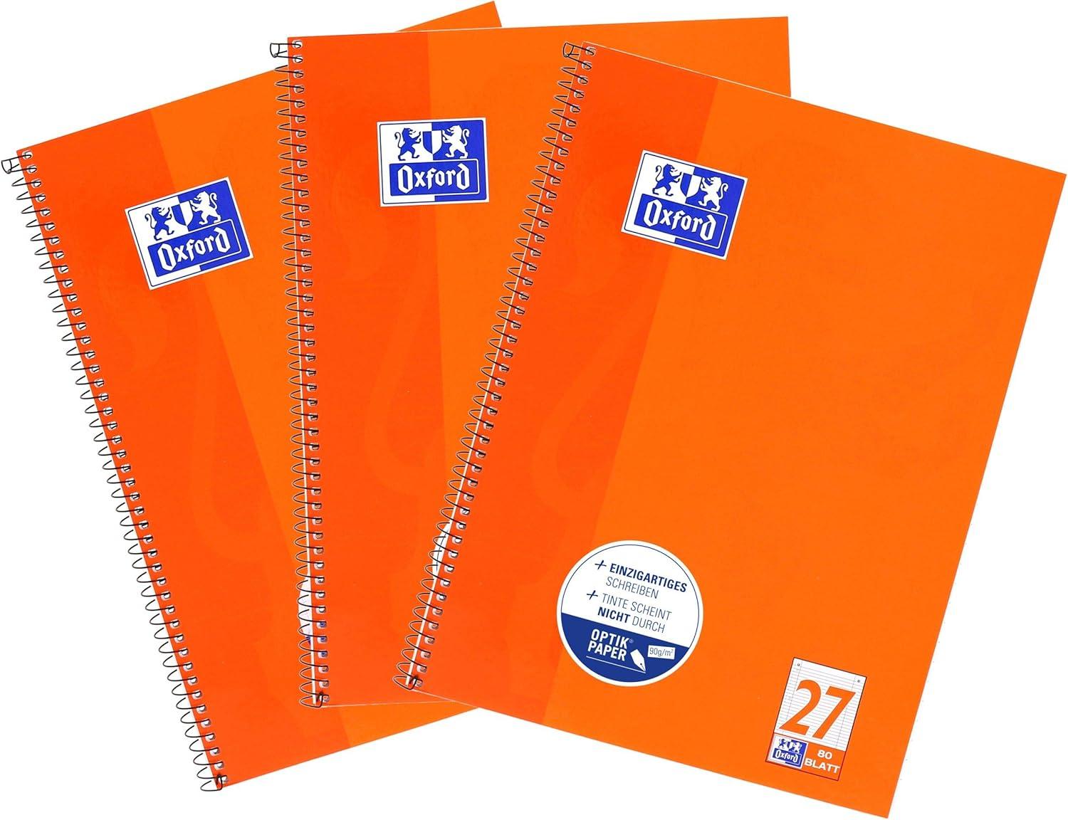 Buy Oxford A4 College Block & Schoolbooks - Lined & Checkered 3 & 5 ...