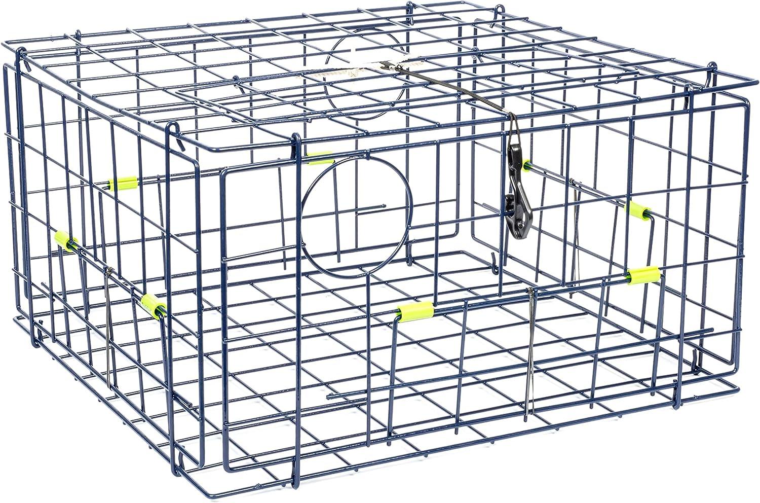 Danielson 24 Fold-Up Pacific Crab Trap Deluxe | Vinyl-Coated Steel Wire ...