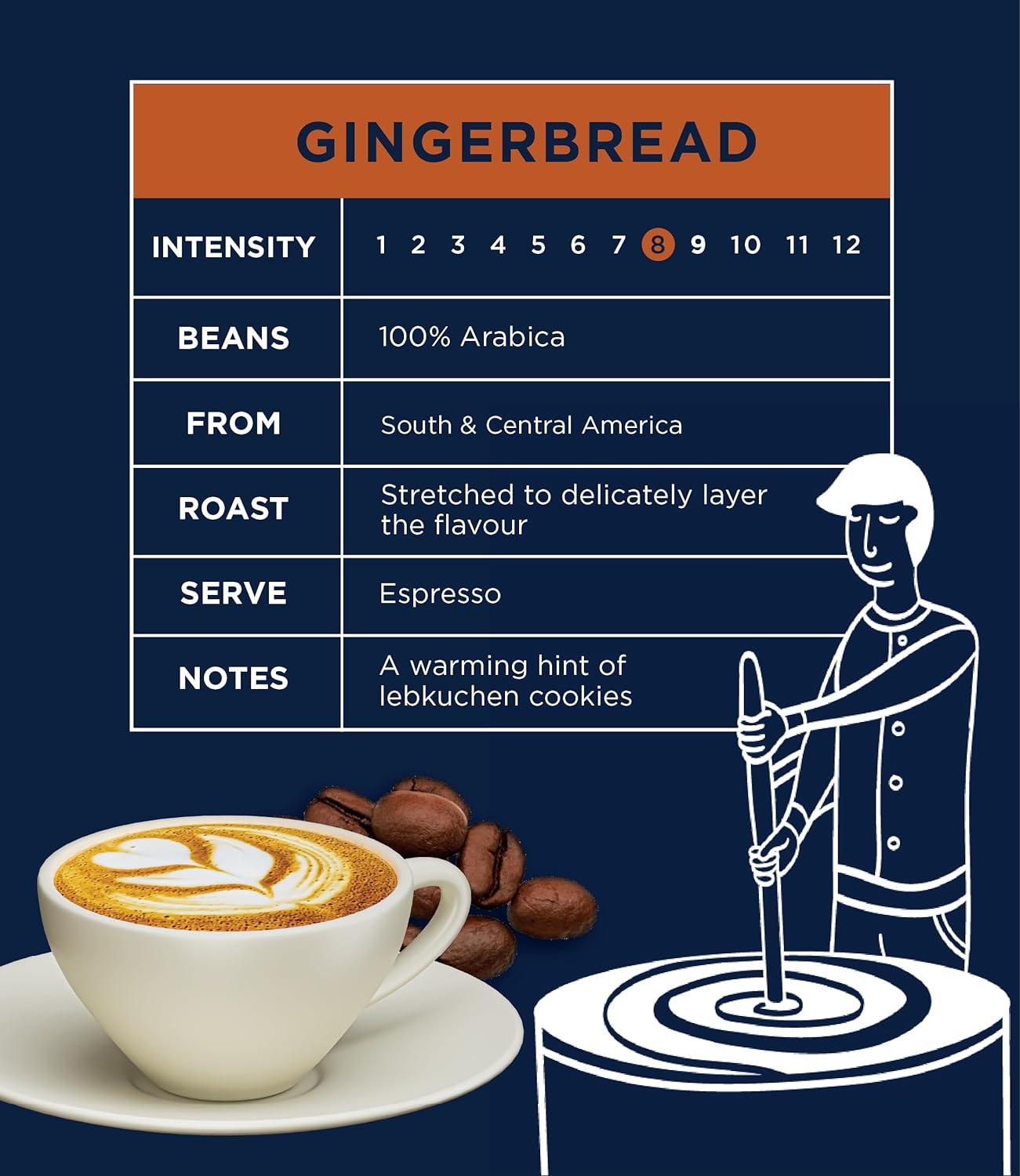 CafePod Gingerbread Flavoured Coffee Pods - Nespresso Compatible - 60 ...