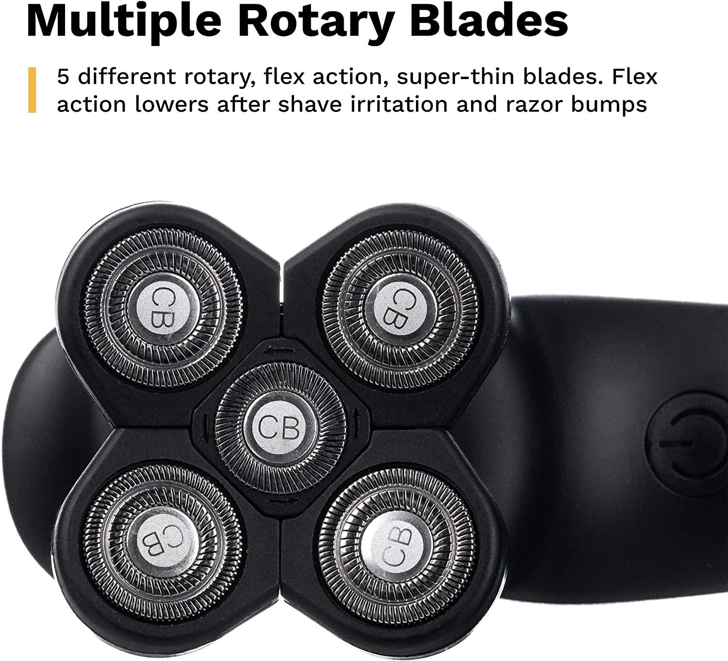 Bald Buddy Wet and Dry Head Shaver for Coarse Hair - Cordless 75 min ...