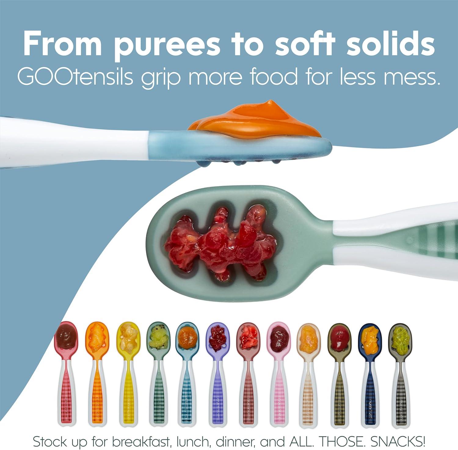NumNum Baby Spoons Set - Pre-Spoon GOOtensils for Kids Aged 6+ Months ...