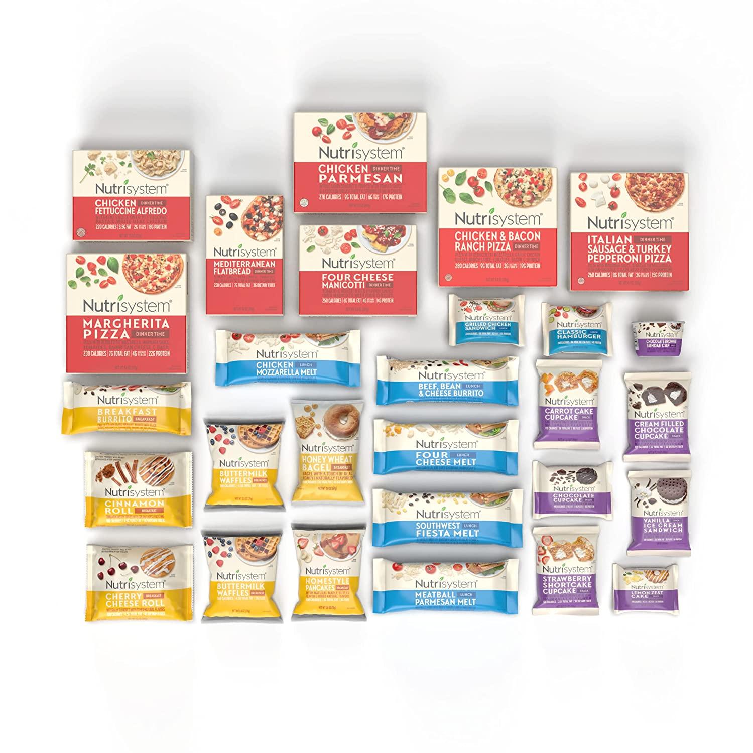 Nutrisystem Frozen Members' Favorites 7-Day Weight Loss Kit - 28 Meals ...