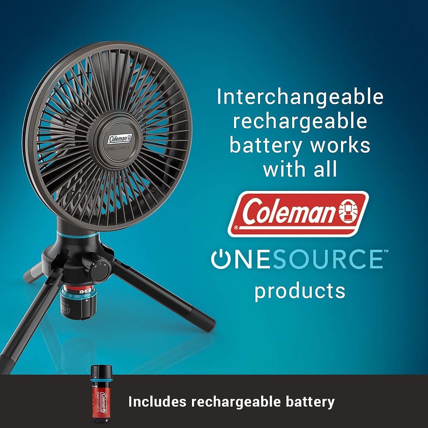 Coleman OneSource Rechargeable Camping System Fan | Portable Outdoor ...