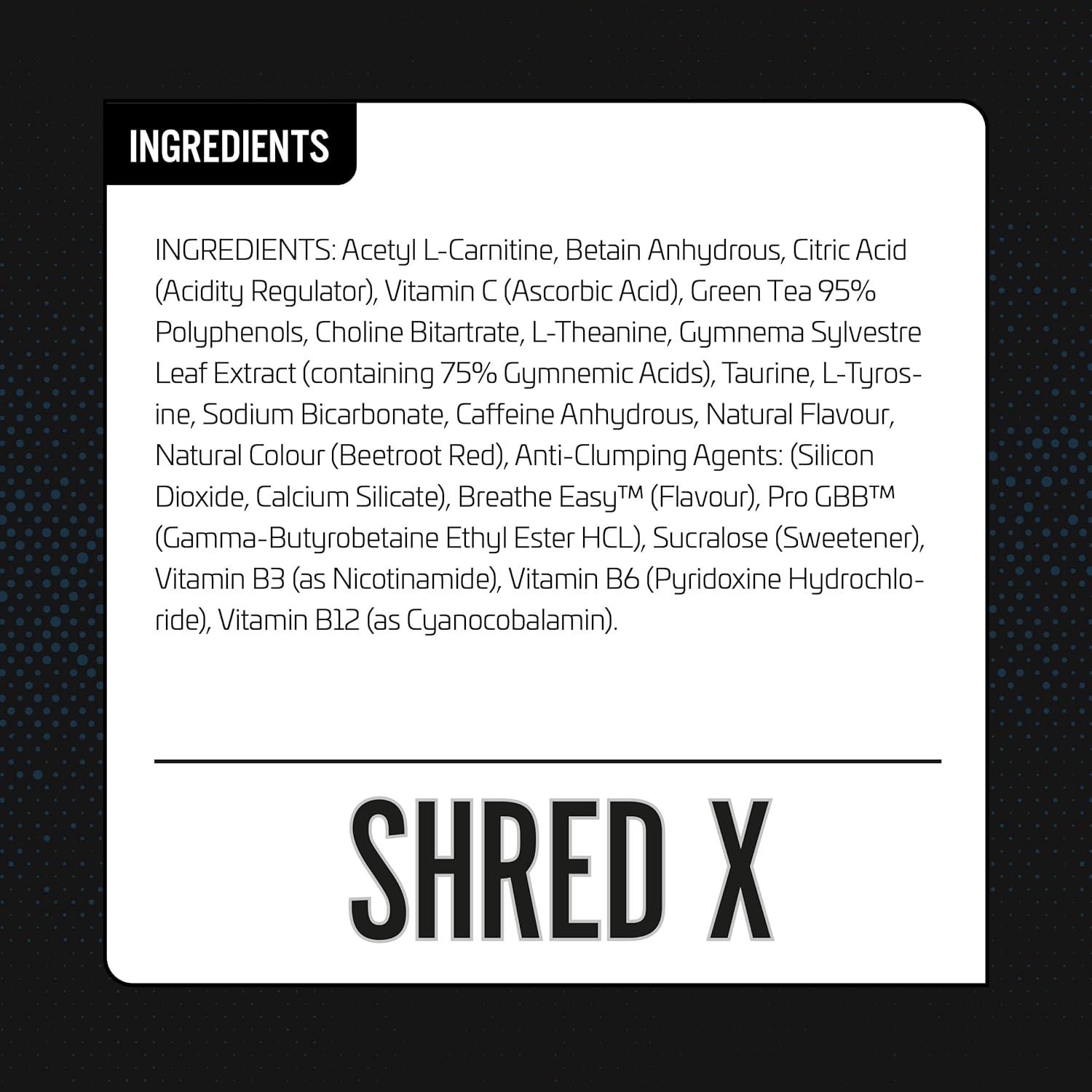 Applied Nutrition Shred X Fat Burner - ABE Lemon Ice Tea 30 Servings ...