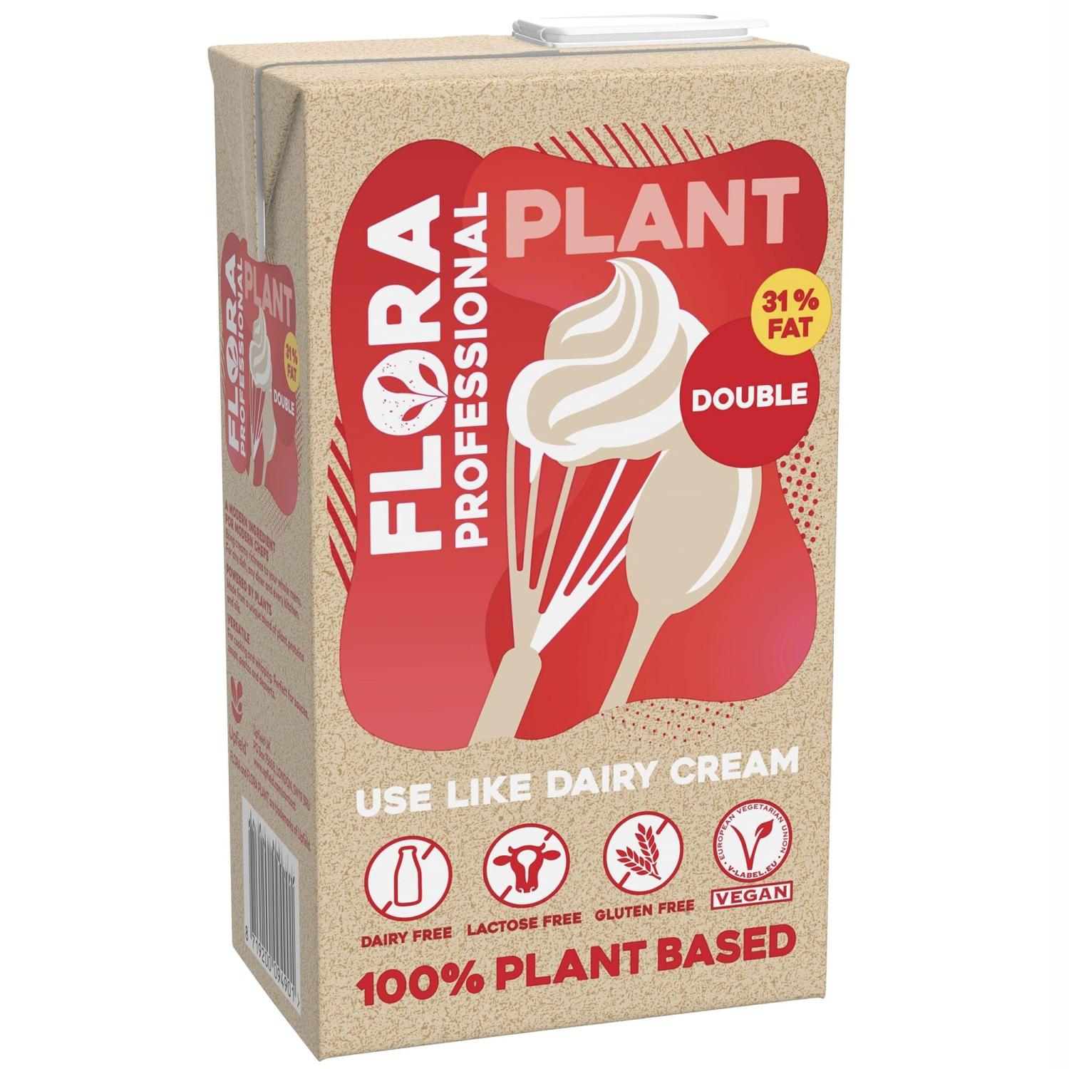 Flora Professional Plant Vegan Double Cream - 8x1ltr | Buy Now with Express International ...