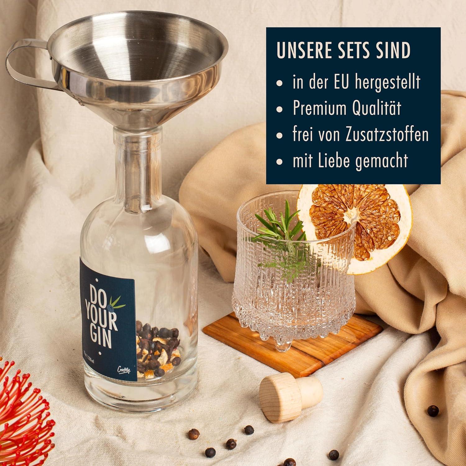 DIY Gin Infusion Set by Craftly | Perfect Gift for Him Her Partner ...