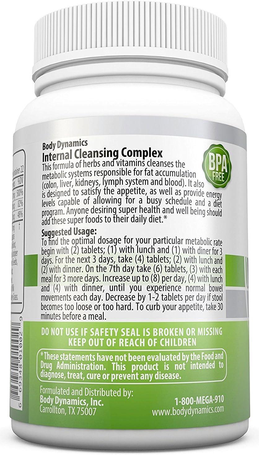 Mega Wellness Internal Cleanse: Natural Herbal Detox Cleanse - 90 ...