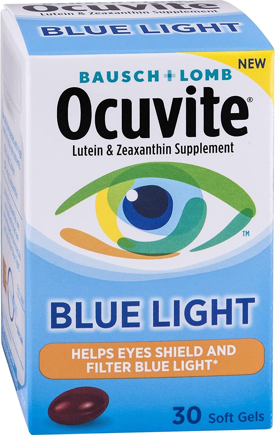 Ocuvite Vision & Ocular Health Support, Lutein & Zeaxanthin Supplement ...