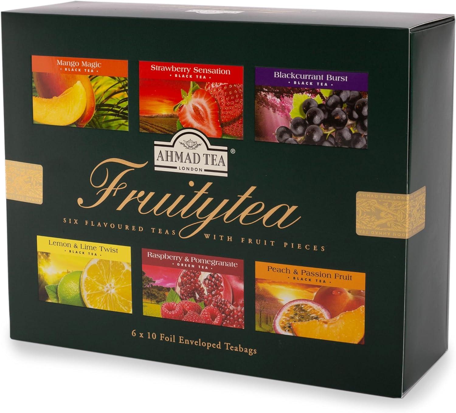 Ahmad Tea Fruit Tea Selection Pack | Fruity Black teas Fruity Green ...