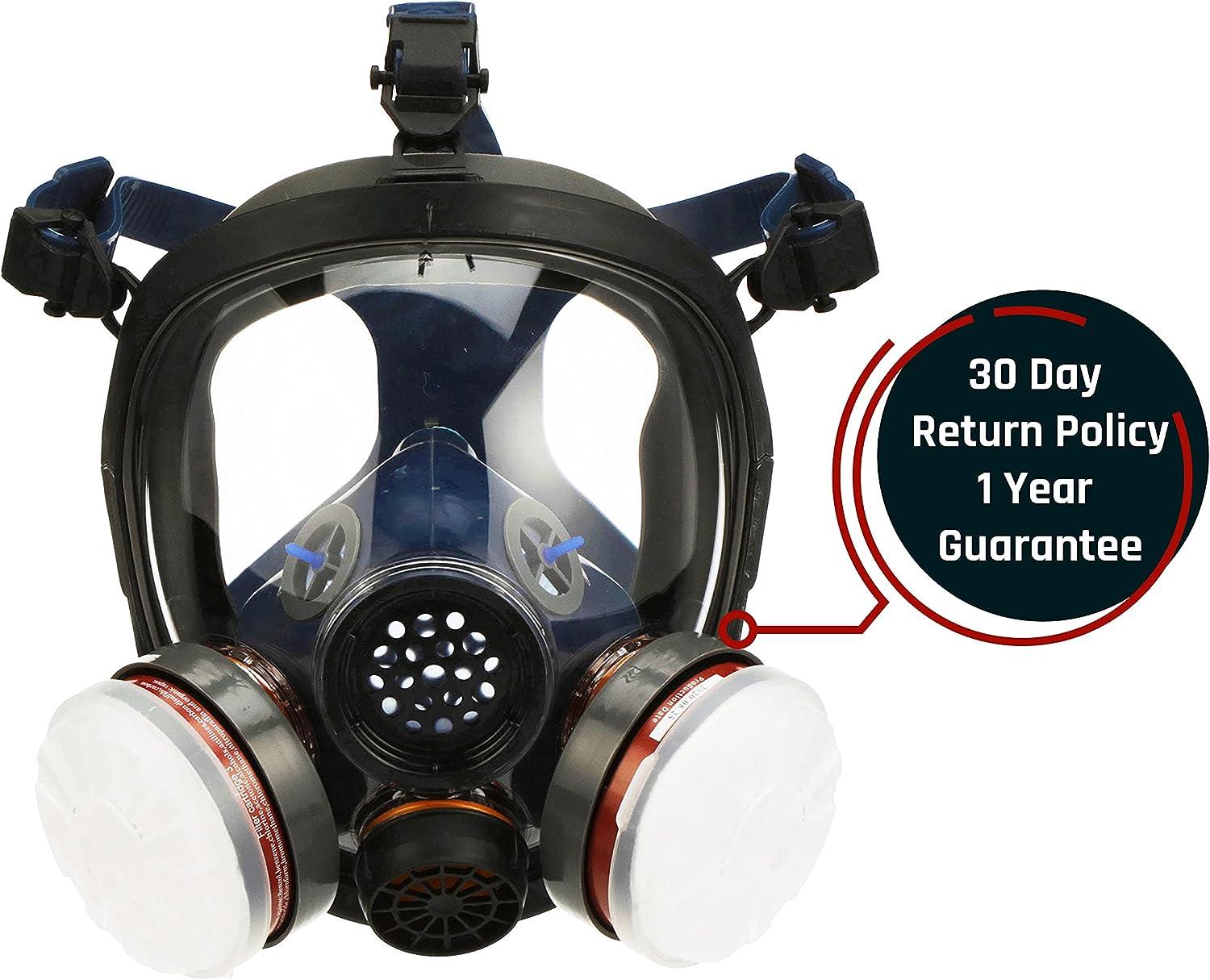PD-100 Full Face Organic Vapor & Particulate Respirator - Dual ...