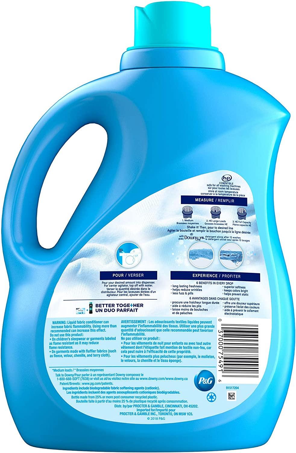 Downy Ultra Liquid Fabric Softener, Cool Cotton Scent - 120 Loads | Buy ...