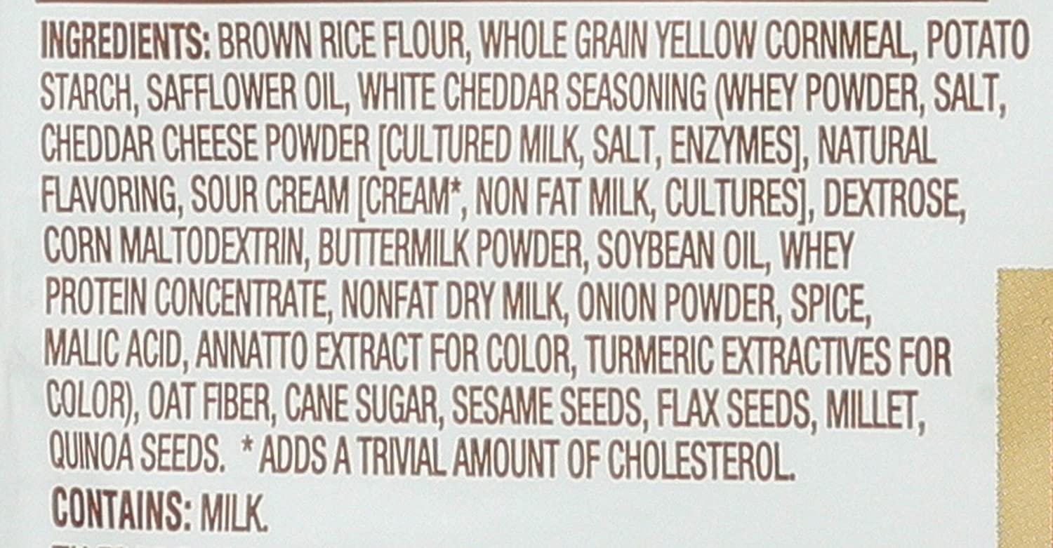 Crunchmaster Gluten Free Crackers White Cheddar Flavor 4.5 oz (Pack of ...