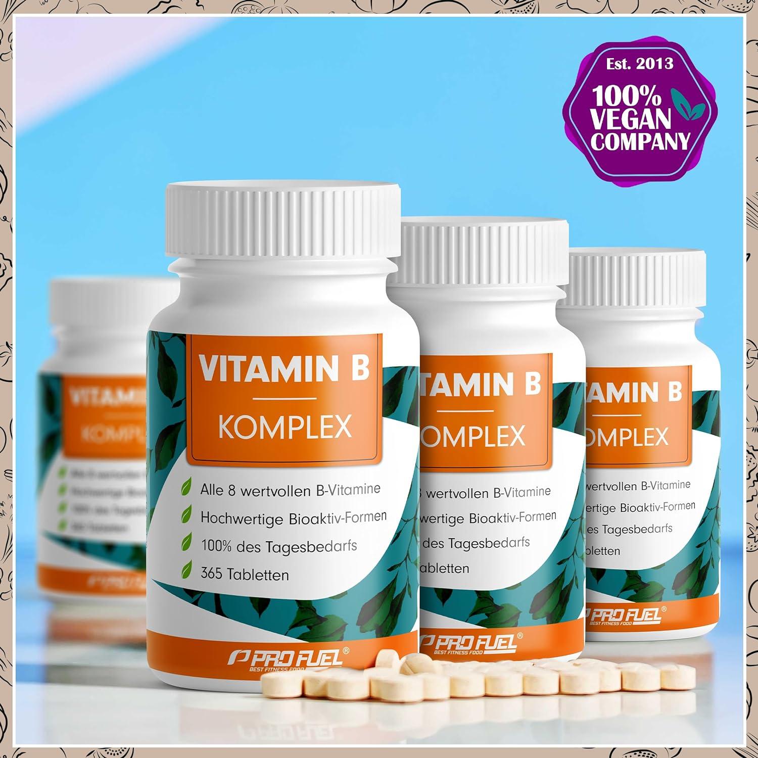 Premium Vegan Vitamin B Complex - All 8 B Vitamins with Quatrefolic ...
