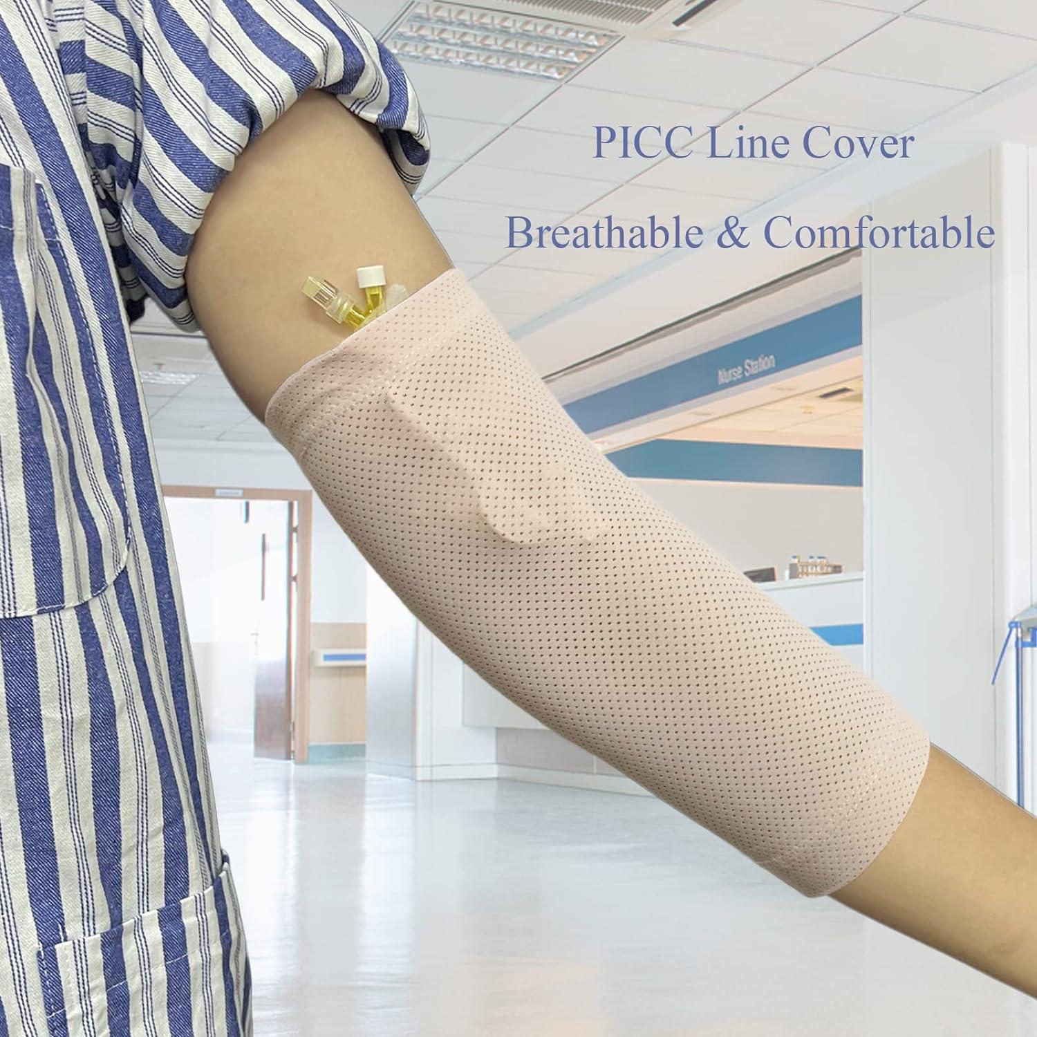 Adult PICC Line Cover - Non-Slip Breathable Arm Sleeve for Comfortable ...