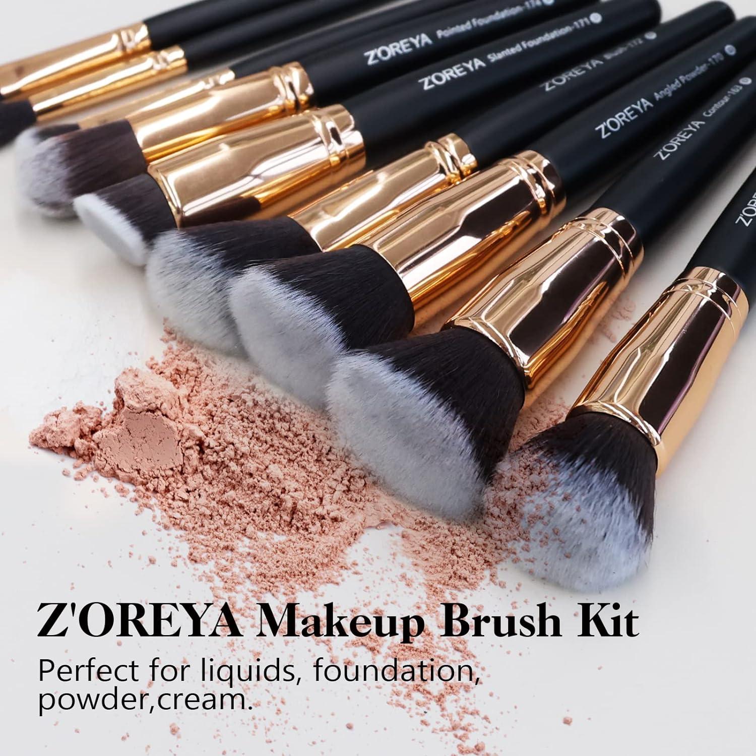 makeup brush kit set