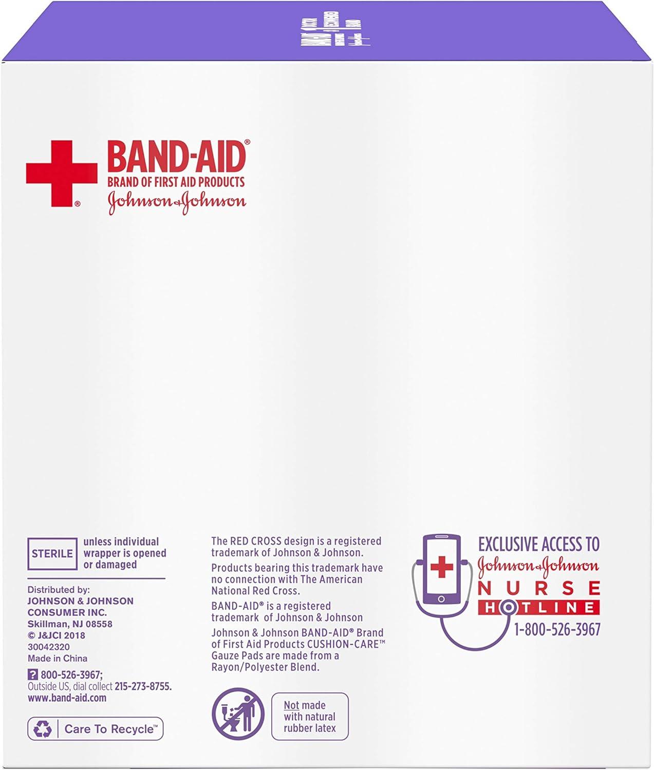 American Red Cross Johnson & Johnson Band-Aid Gauze Pads - 25 Count
