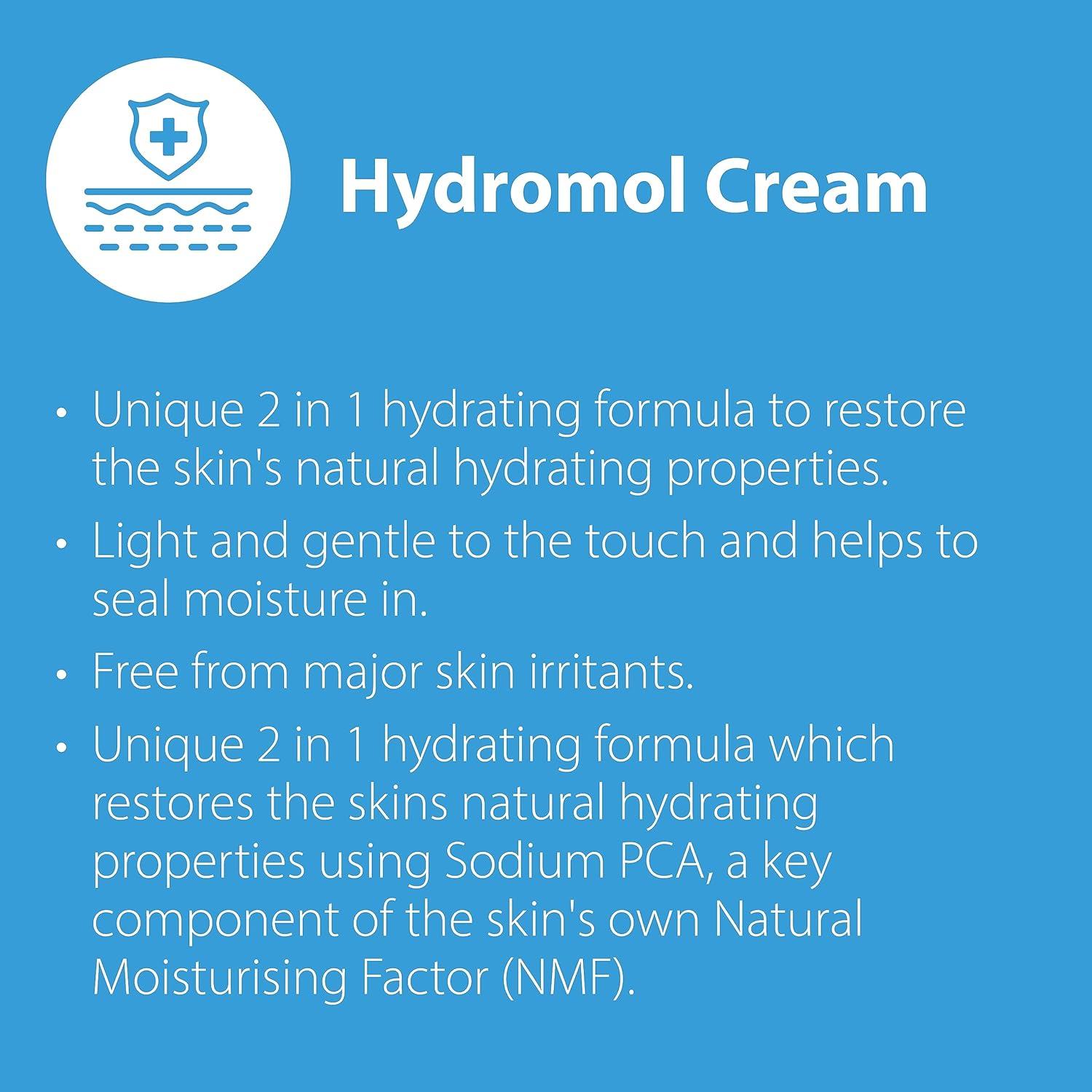 Hydromol Cream 100g for Dry Skin, Eczema and Psoriasis - Adults and ...