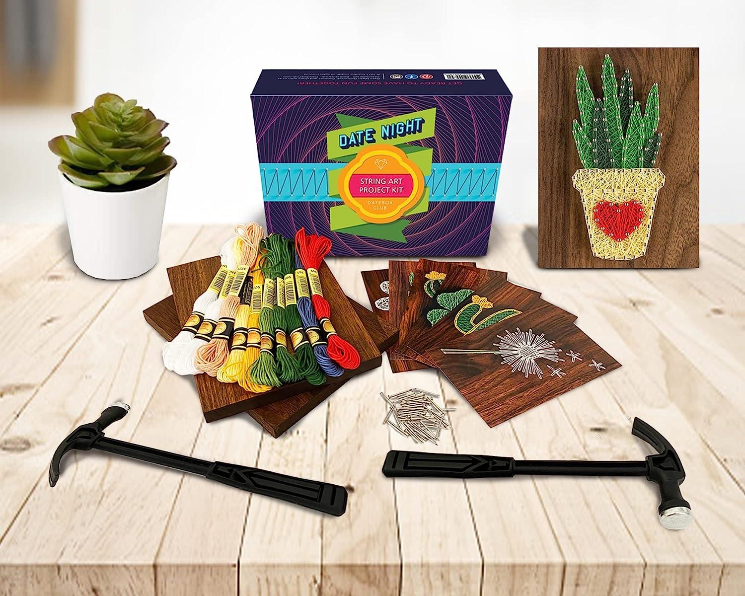 DateBox Club Date Night Box Mini Couples Gifts with String Art Activity ...