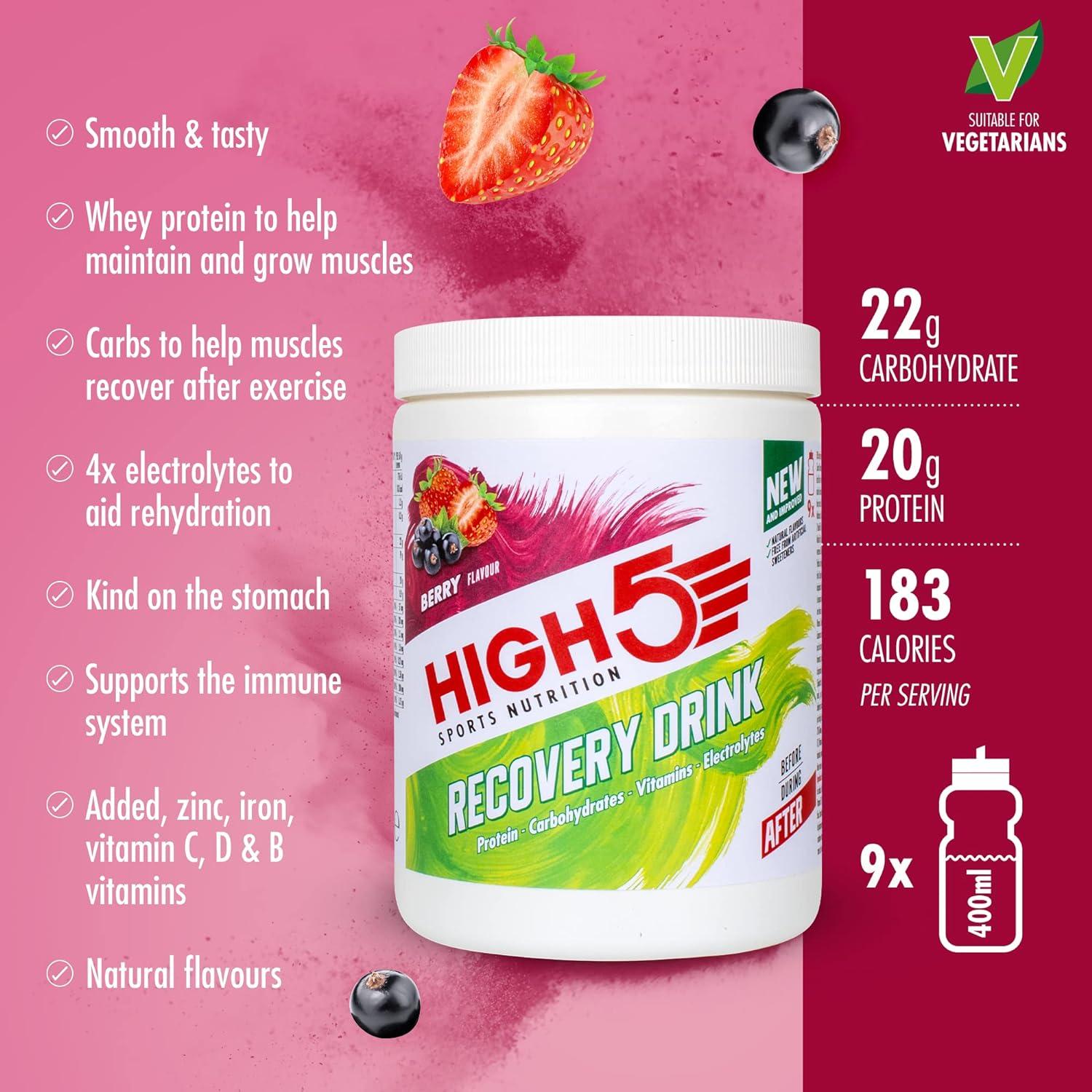 HIGH5 Recovery Drink | Whey Protein Isolate | Promotes Recovery ...