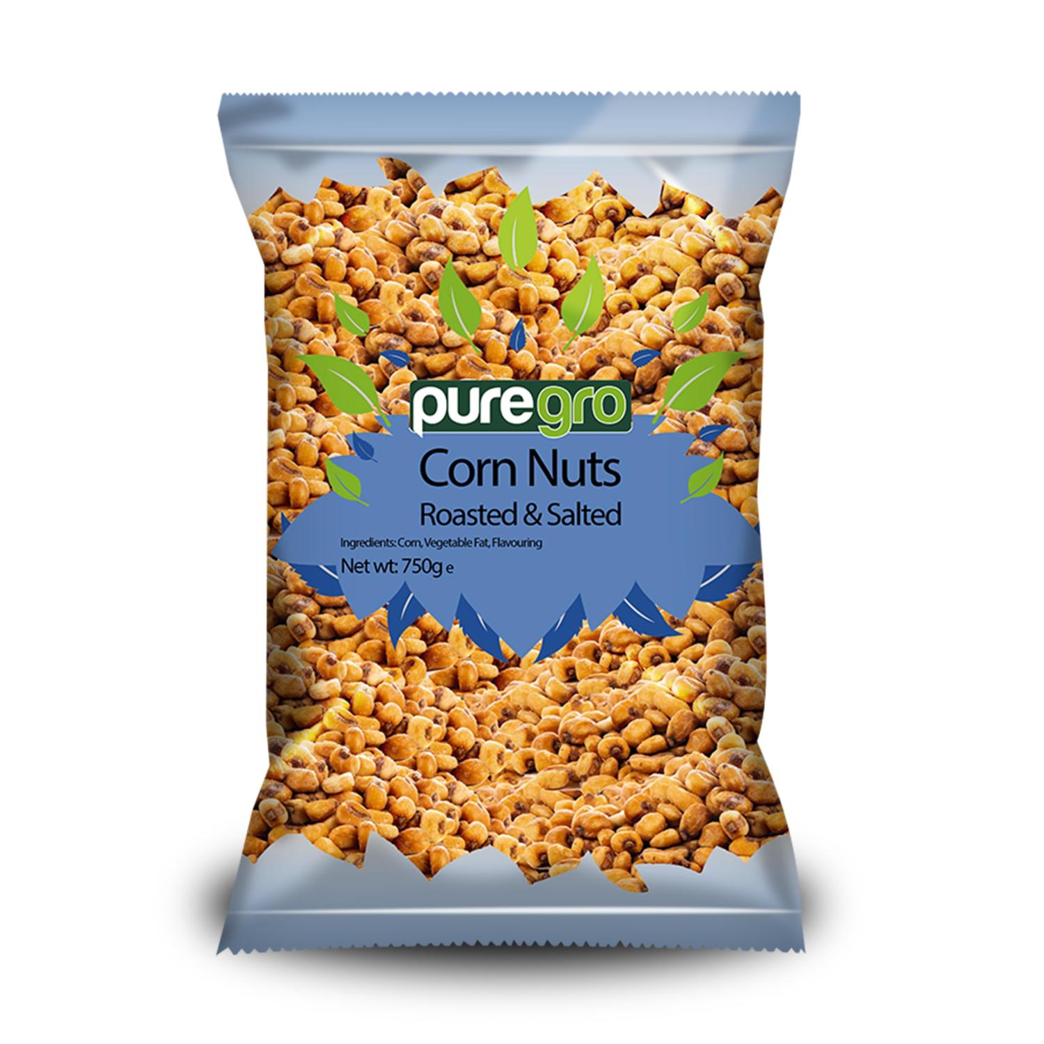 Puregro Roasted & Salted Corn Nuts 750 grams | Pack of 1 | Premium ...