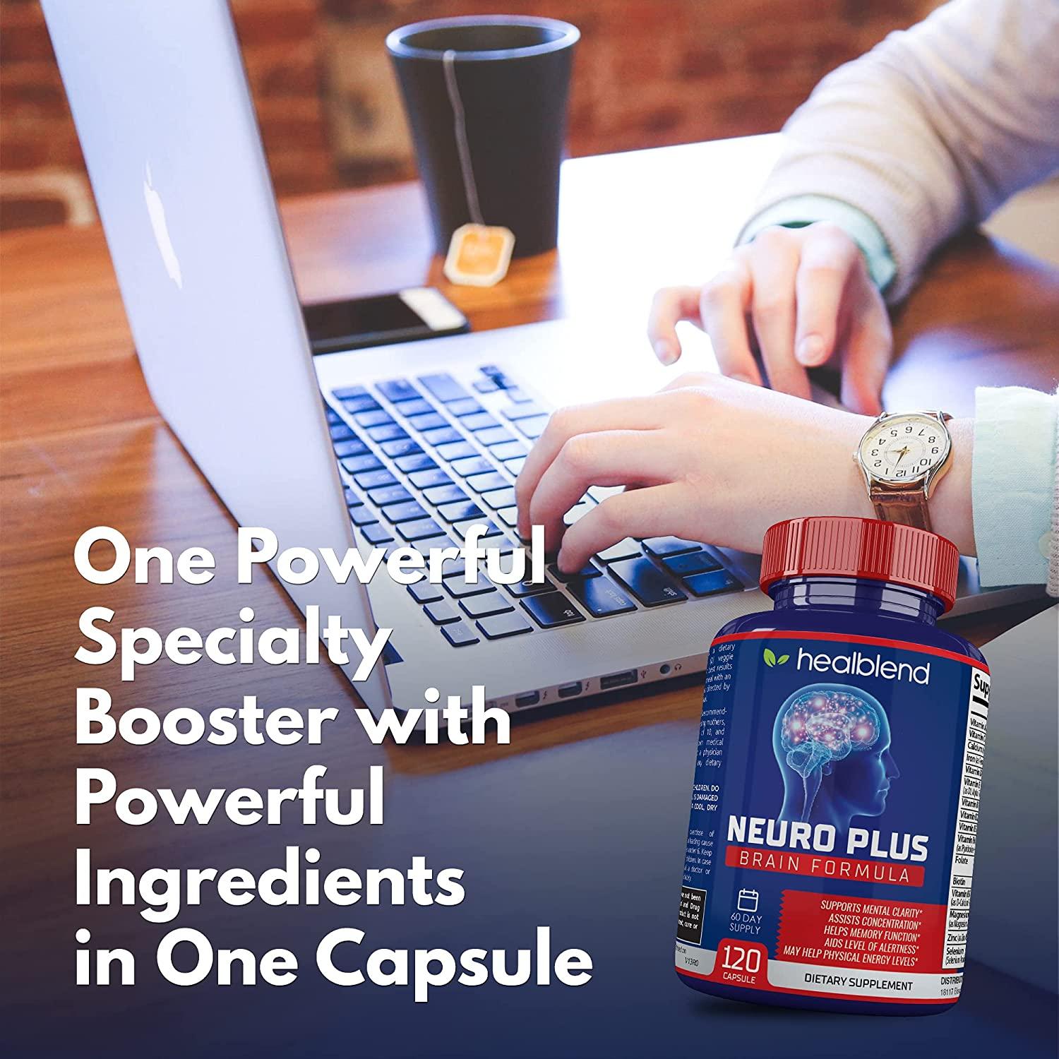 Neuro Plus Brain & Focus Formula - Enhance Mental Clarity & Energy ...