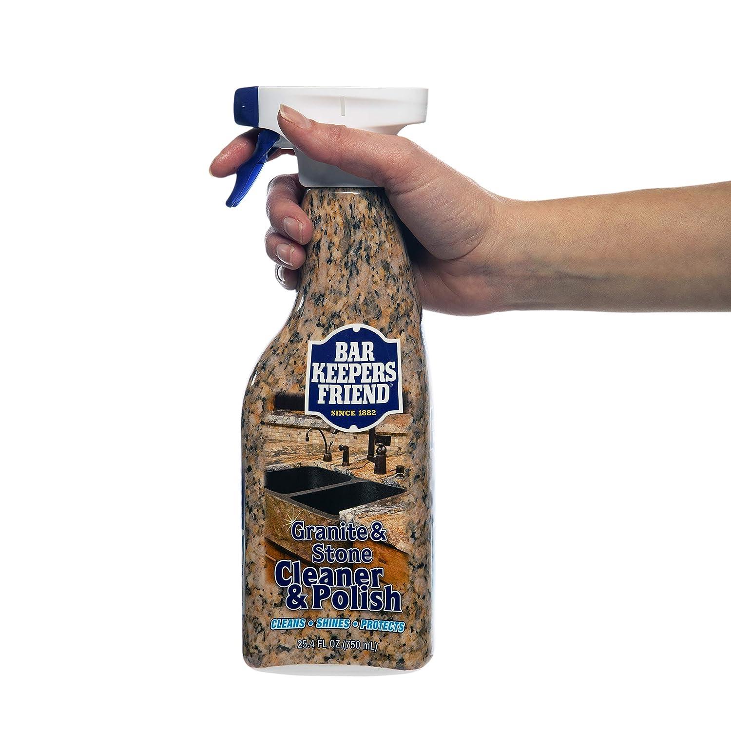 Bar Keepers Friend Granite & Stone Cleaner & Polish (25.4 oz) - Natural ...