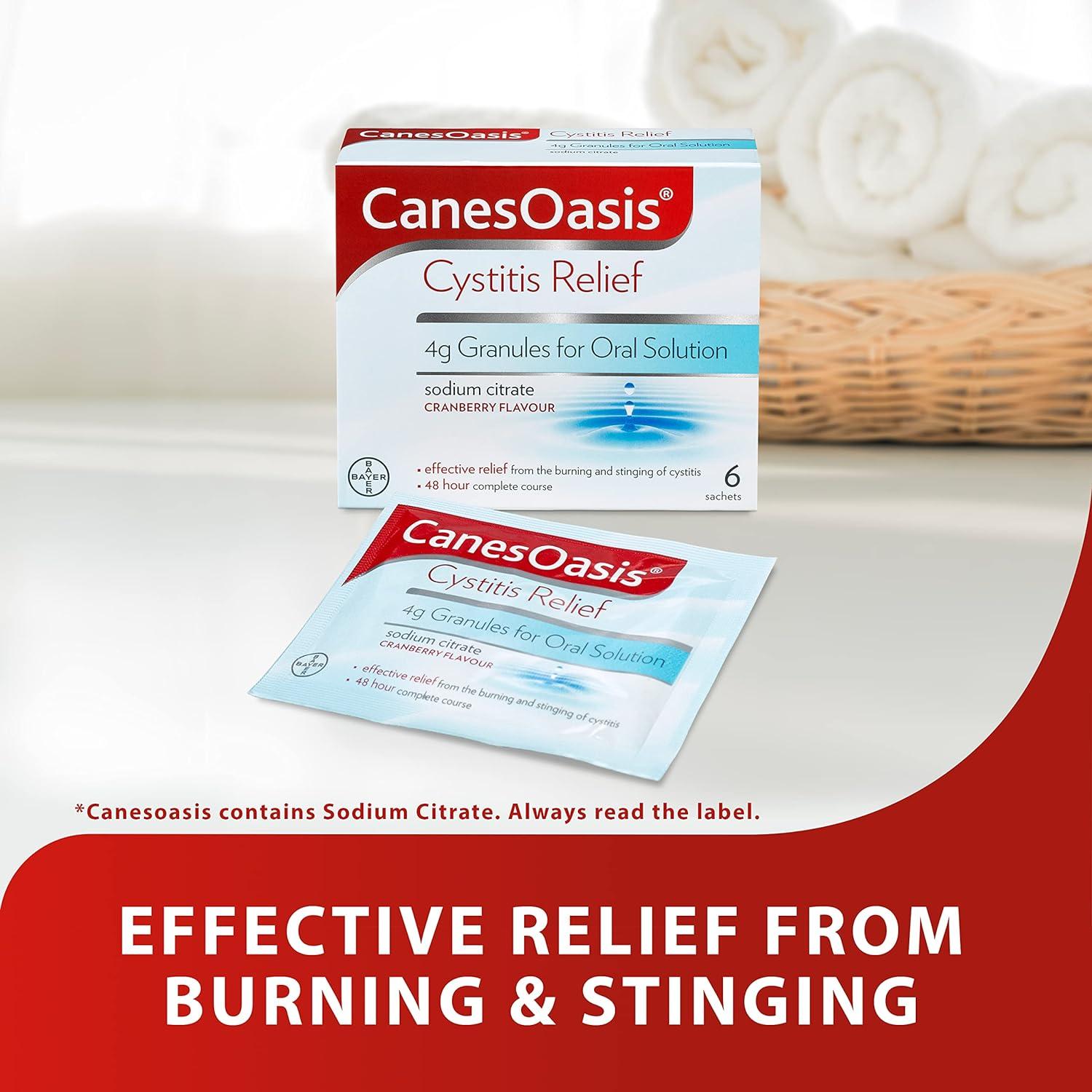 CanesOasis Cystitis Relief | Granules for Oral Solution to Relieve ...