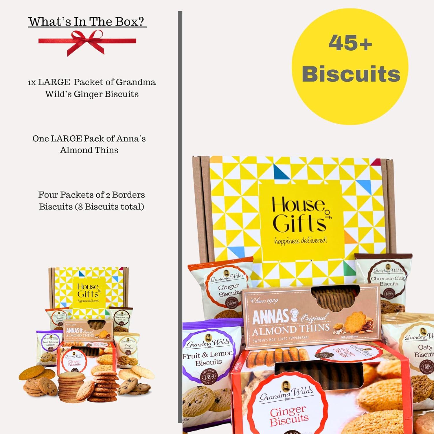 Biscuits Gift Set Biscuit Hamper Including Ginger Biscuits Almond Thins ...