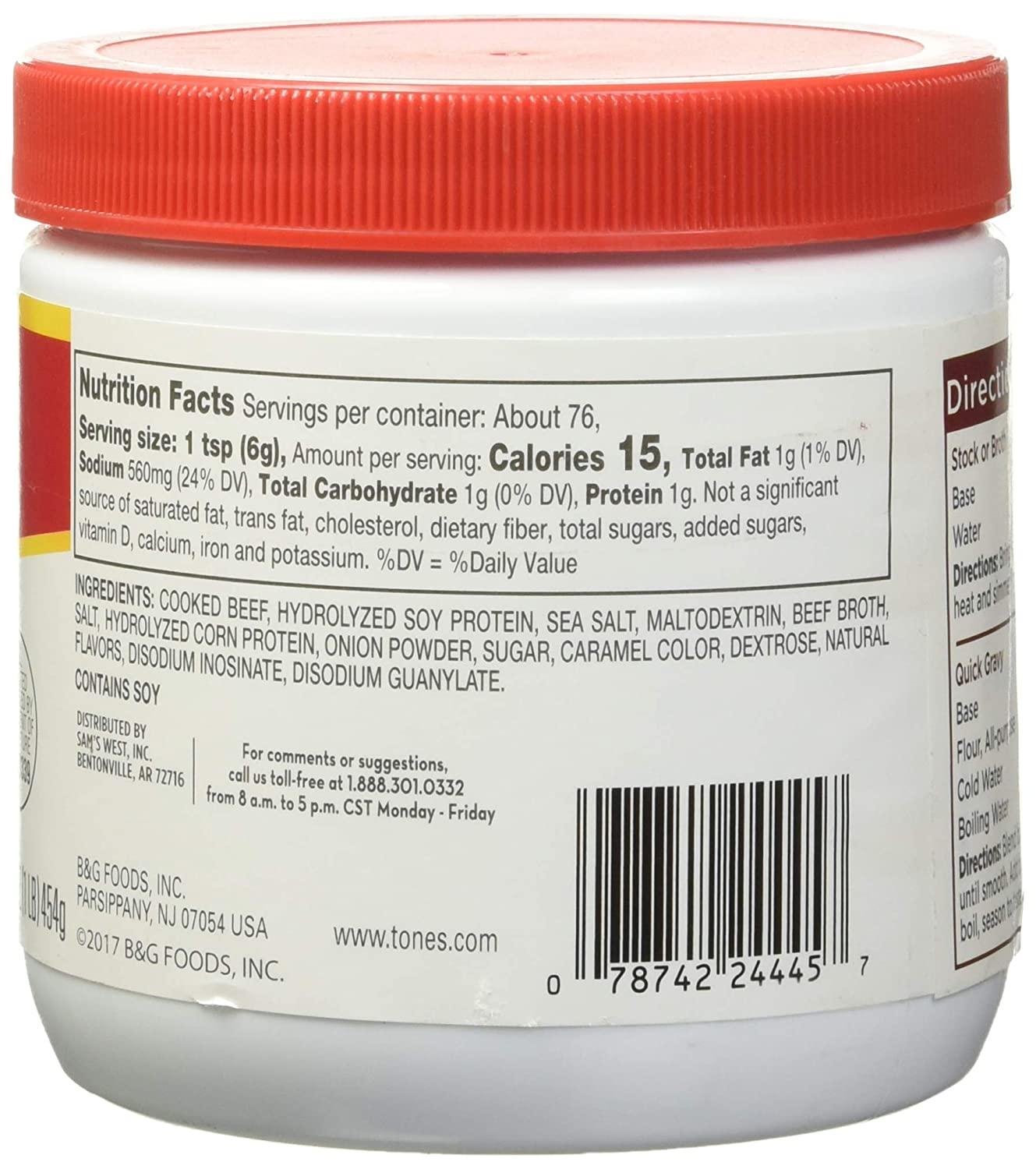 Tones Beef Base 16 Ounce: Premium Flavor Enhancer for Savory Dishes ...