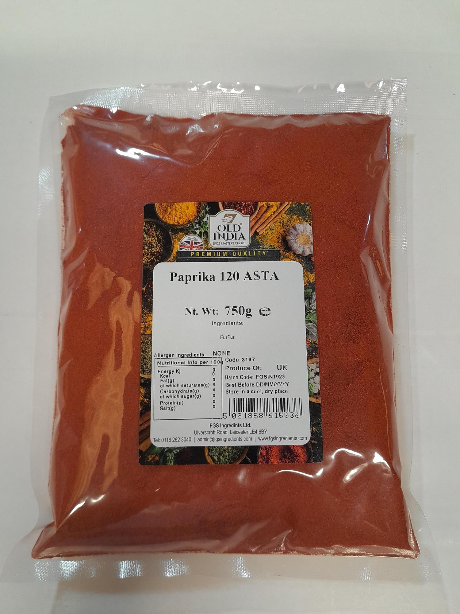 Old India Paprika 120 ASTA 750g | Buy Now with Express International ...