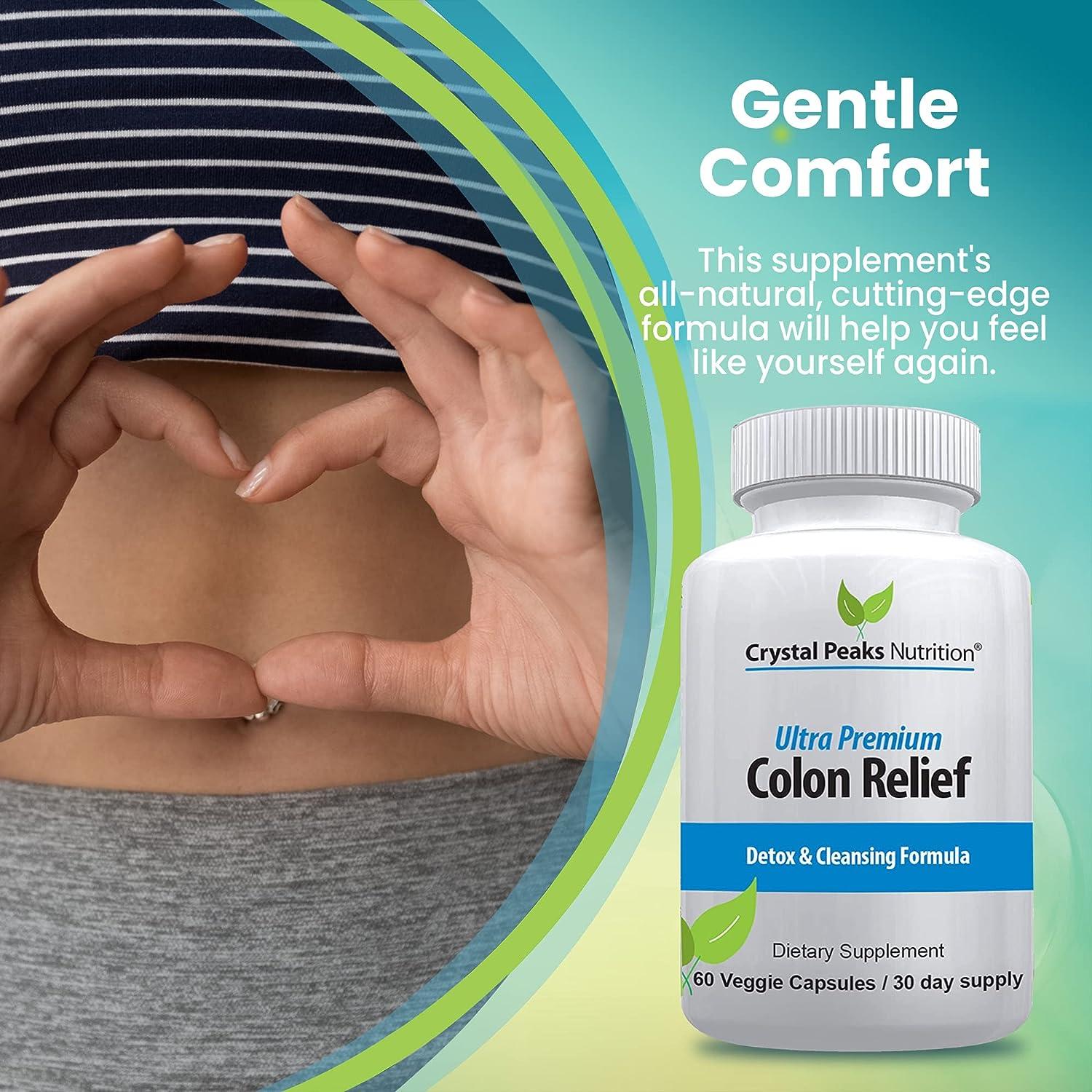 Crystal Peaks Nutrition Natural Colon Cleanser Capsules - Extra ...