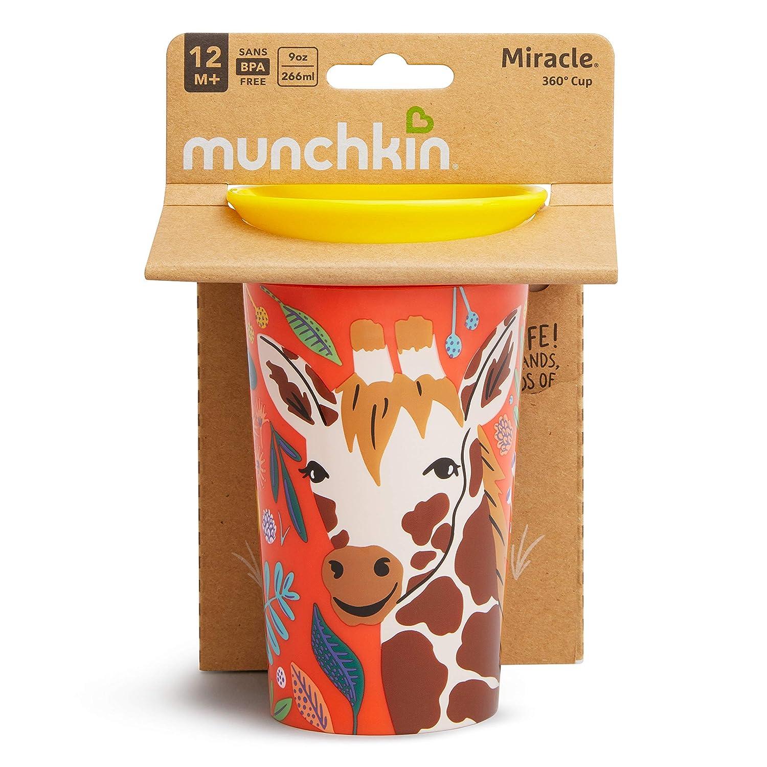 Munchkin Wildlove Sippy Cup 9 Oz - Giraffe Design | BPA-Free | Buy Now ...