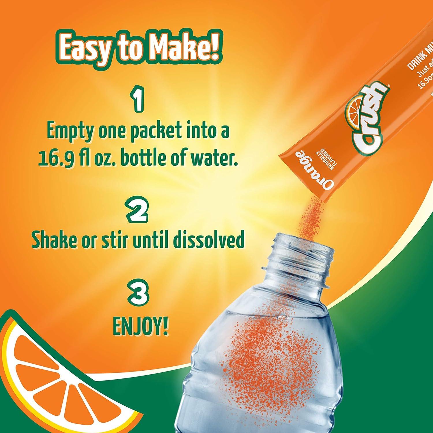 Crush- Powder Drink Mix - Sugar Free & Delicious (Summer Variety 30 ...