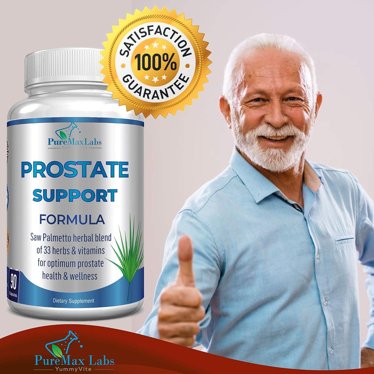 Prostate Support Formula with Saw Palmetto Plant Sterol - Bladder ...